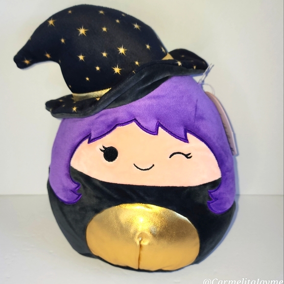 Squishmallows | Toys | Voodie Purple Gold Witch Original Squishmallow ...